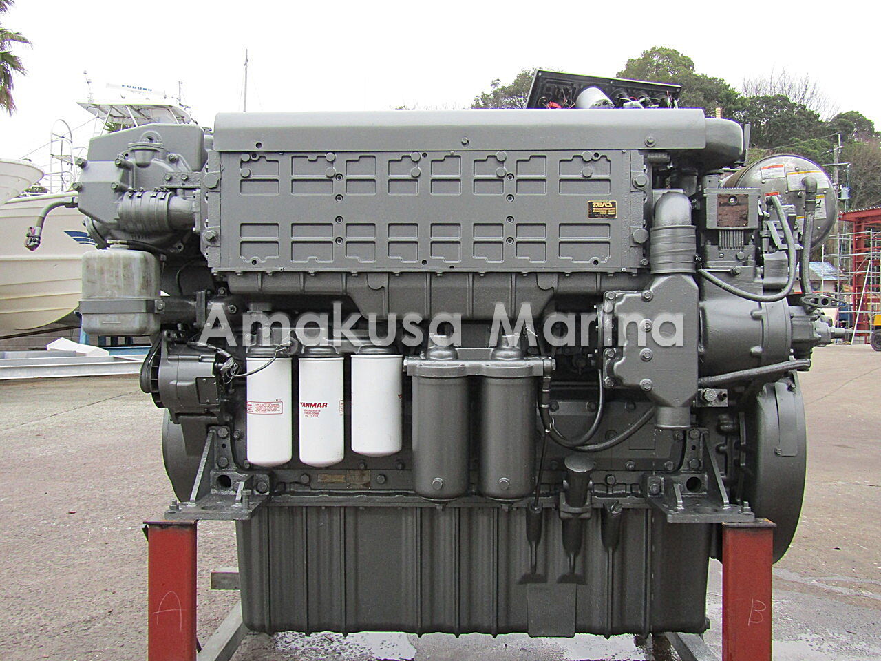 YANMAR 6LX-ET 770PS(Gearboxless) | AMAKUSA MARINA Co.