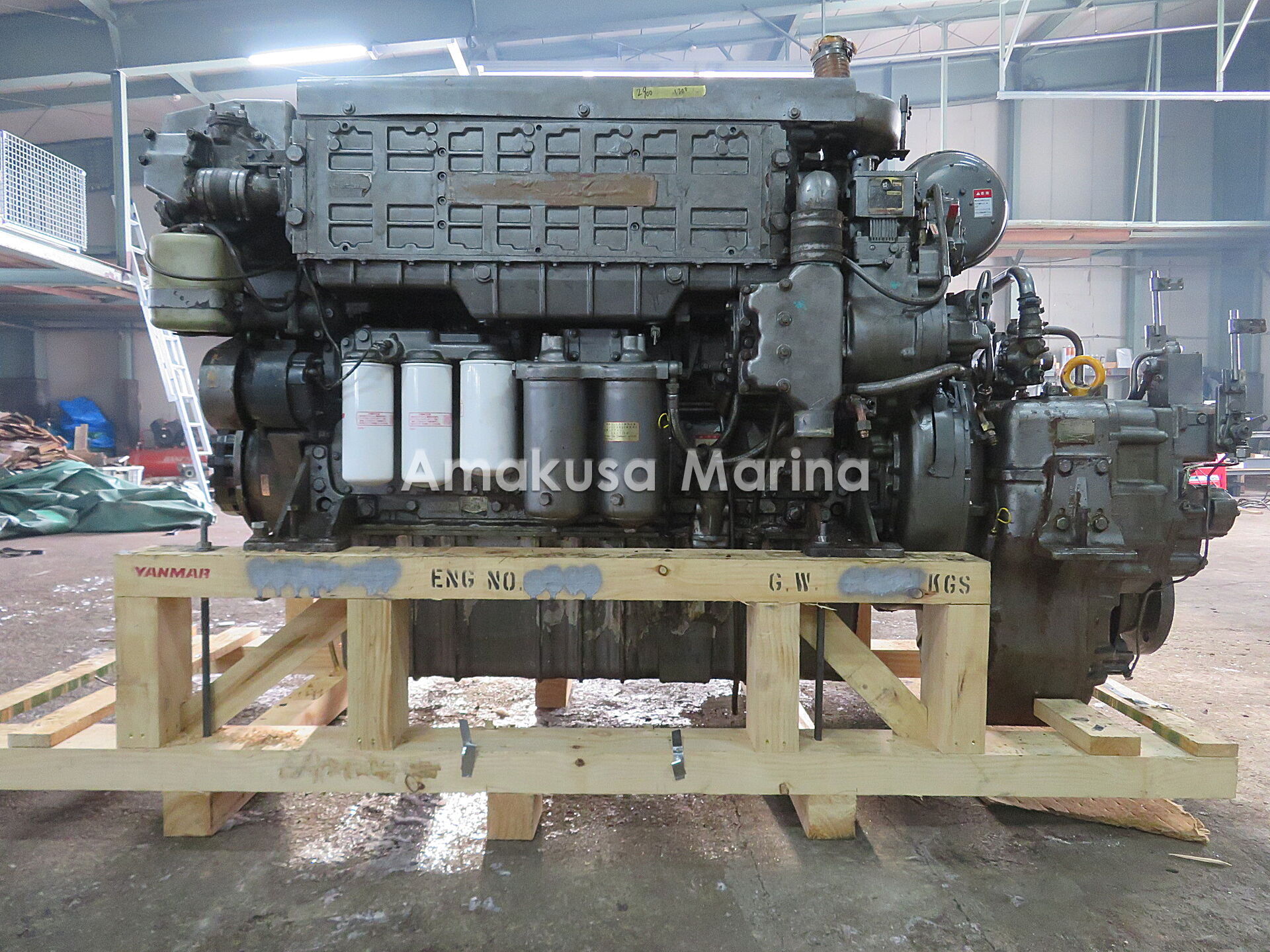 YANMAR 6LX-ET 770ps(3.03/3.54) | AMAKUSA MARINA Co.